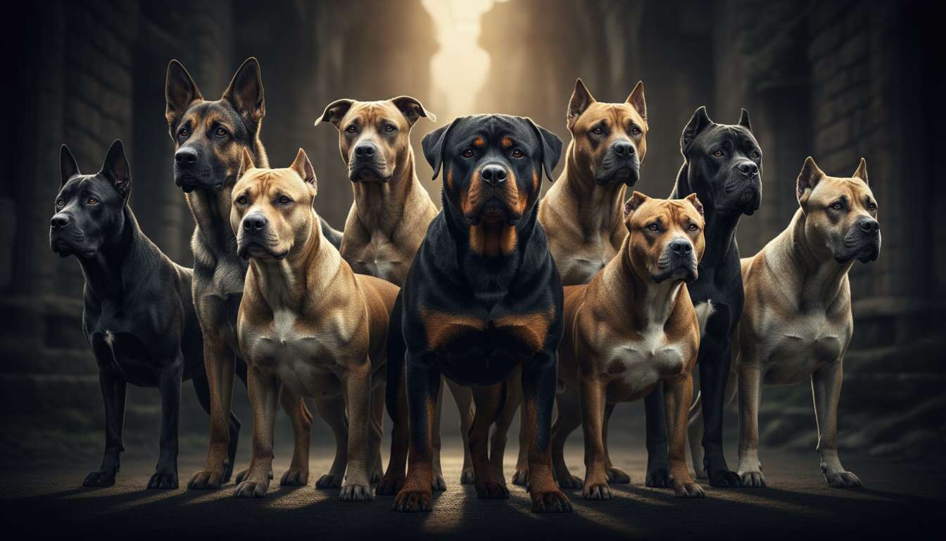 Top 10 dog breeds with the strongest bite force